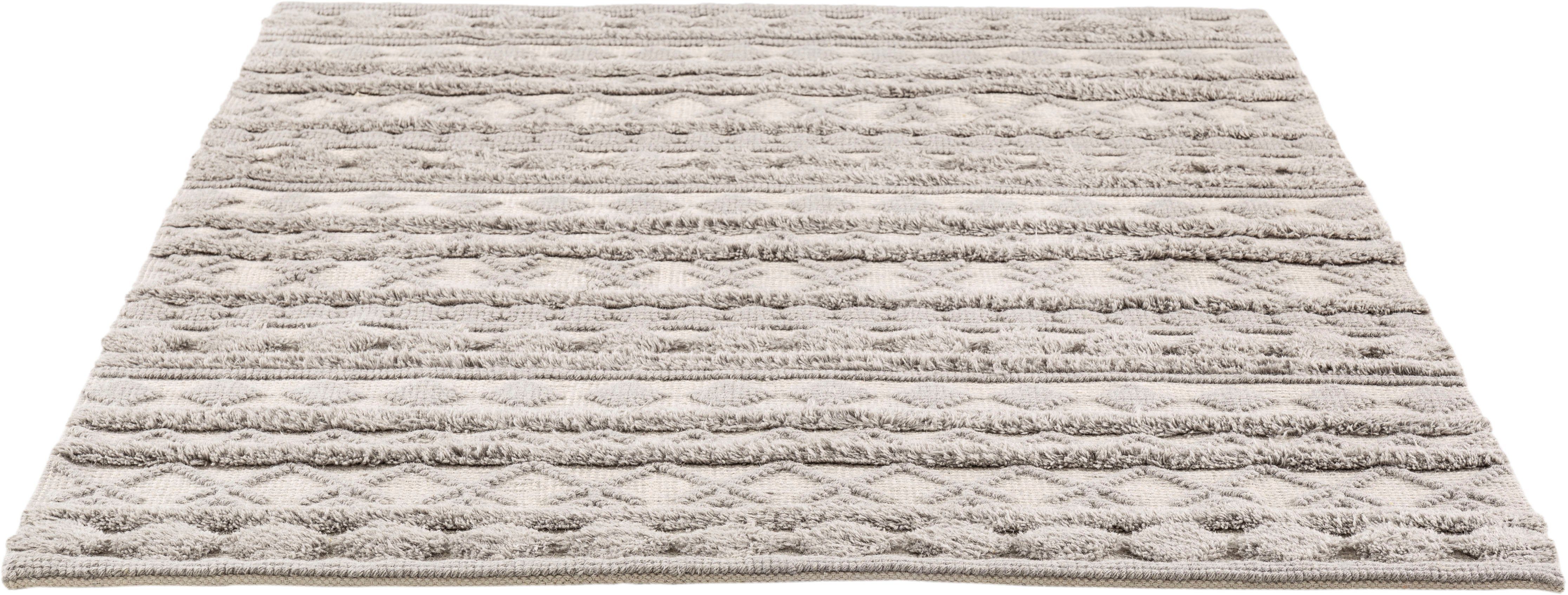 Wollteppich Hägga Luxor Living Rechteckig Höhe 15 Mm Handweb