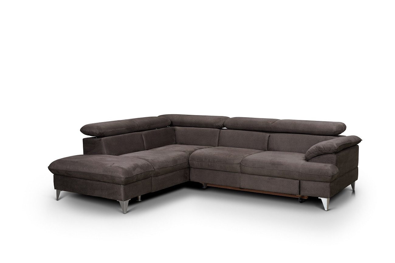 COTTA Ecksofa David, mit Schlaffunktion, Bettkasten und verstellbare ...
