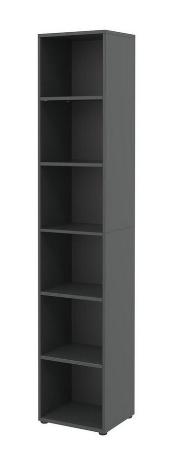 Möbelando Regal 859 Homeoffice By Rb Mit 6 Fächern In Ordnerhöhe Mit