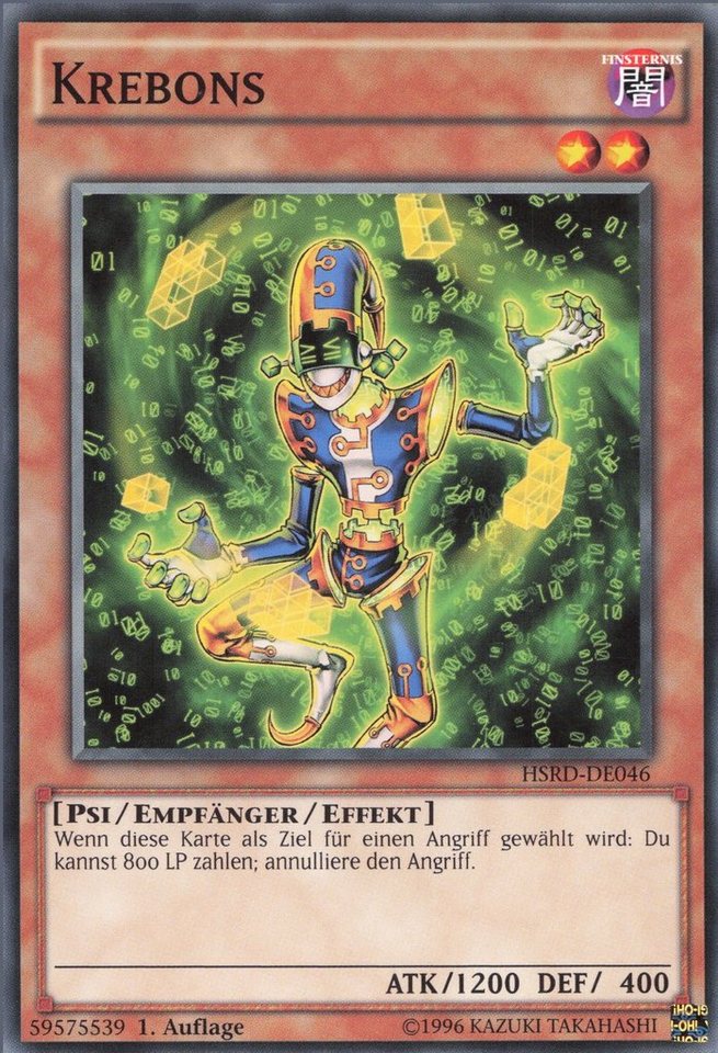 Recollectibles Sammelkarte Yugioh Karte Krebons Deutsch Yu Gi Oh