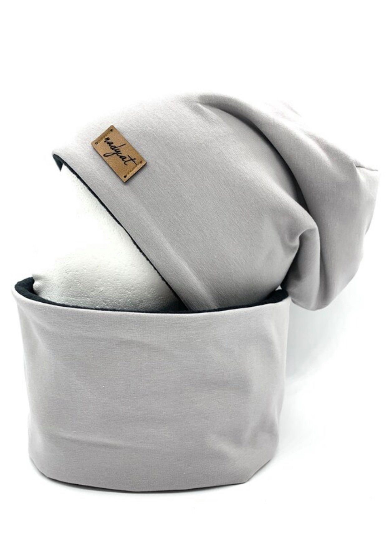 nadycat Beanie GREY UNI (2-St., Beanie mit passendem Loop ...