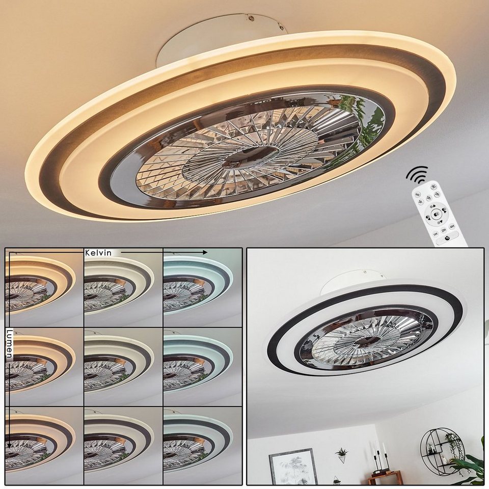 Hofstein Deckenventilator Solimbergo Deckenlampe Deckenventilator
