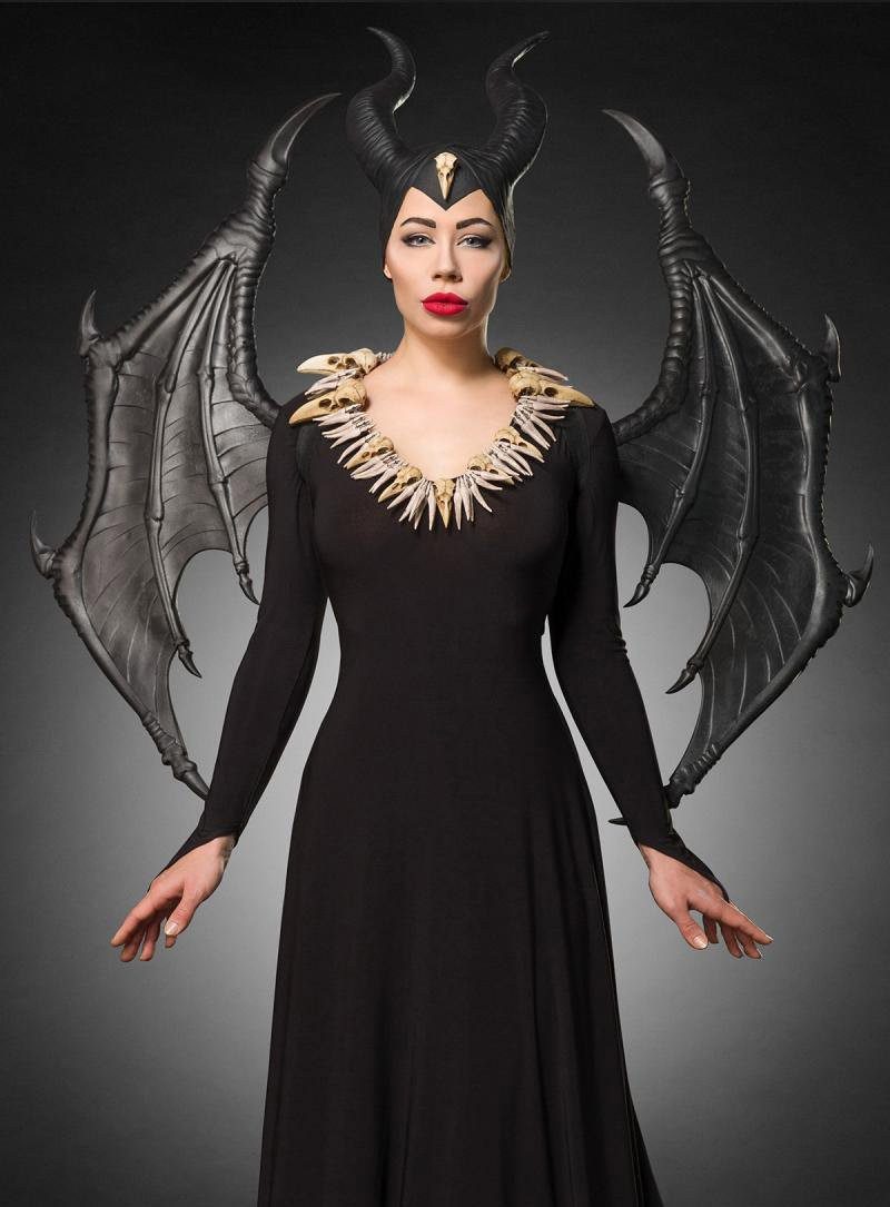 Metamorph Kostüm-Flügel Drache Kostüm Gummiflügel schwarz - für ...