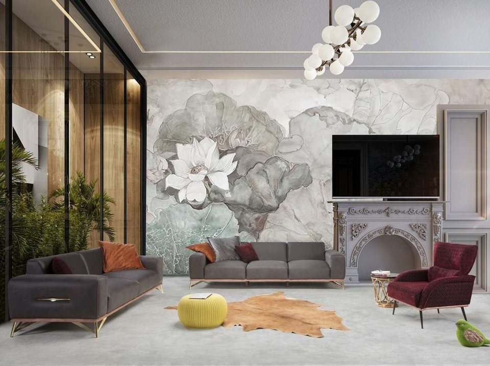Jvmoebel Sofa Sofagarnitur Garnitur Sofa Sessel Sofas Komplette