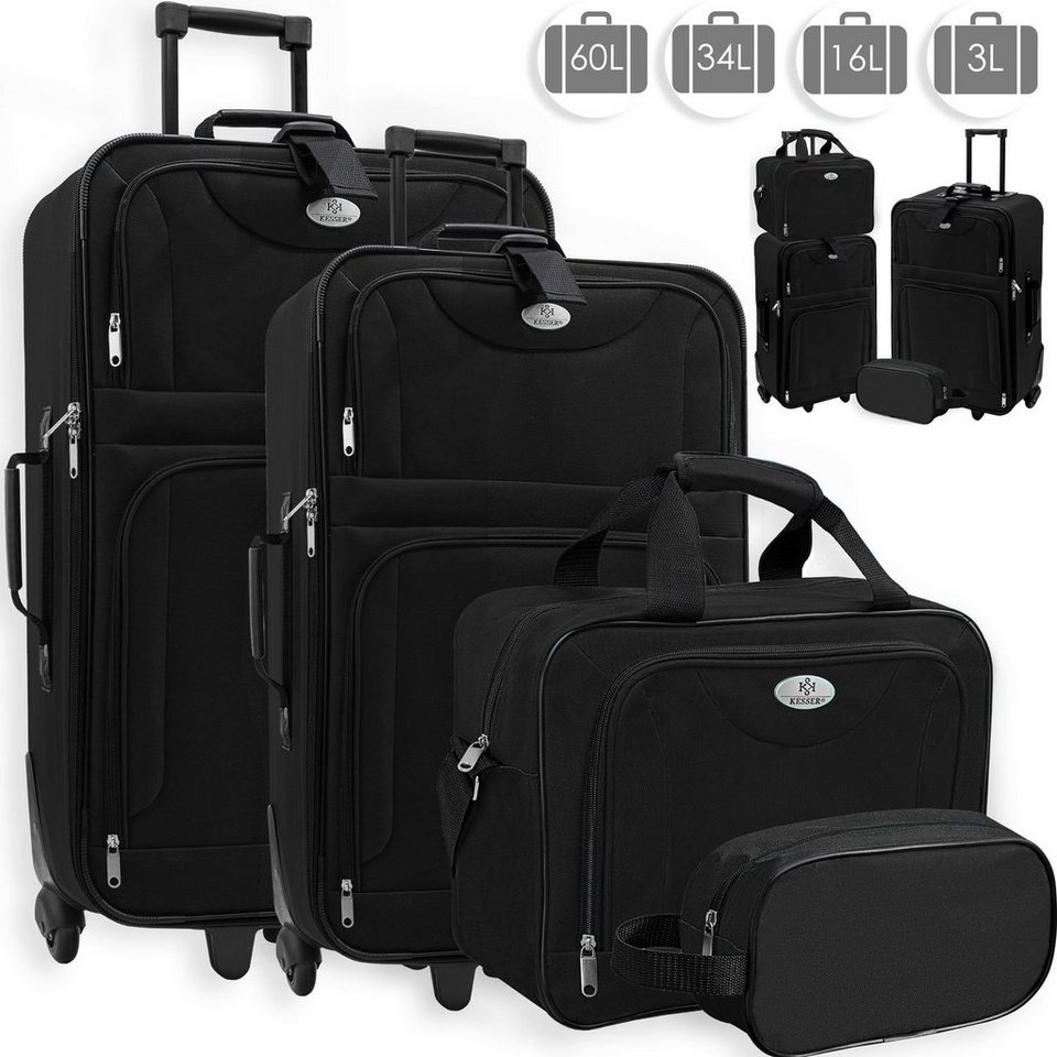 Kesser Kofferset 2 Rollen 4 Tlg Reisegepäck Set 4tlg Koffer