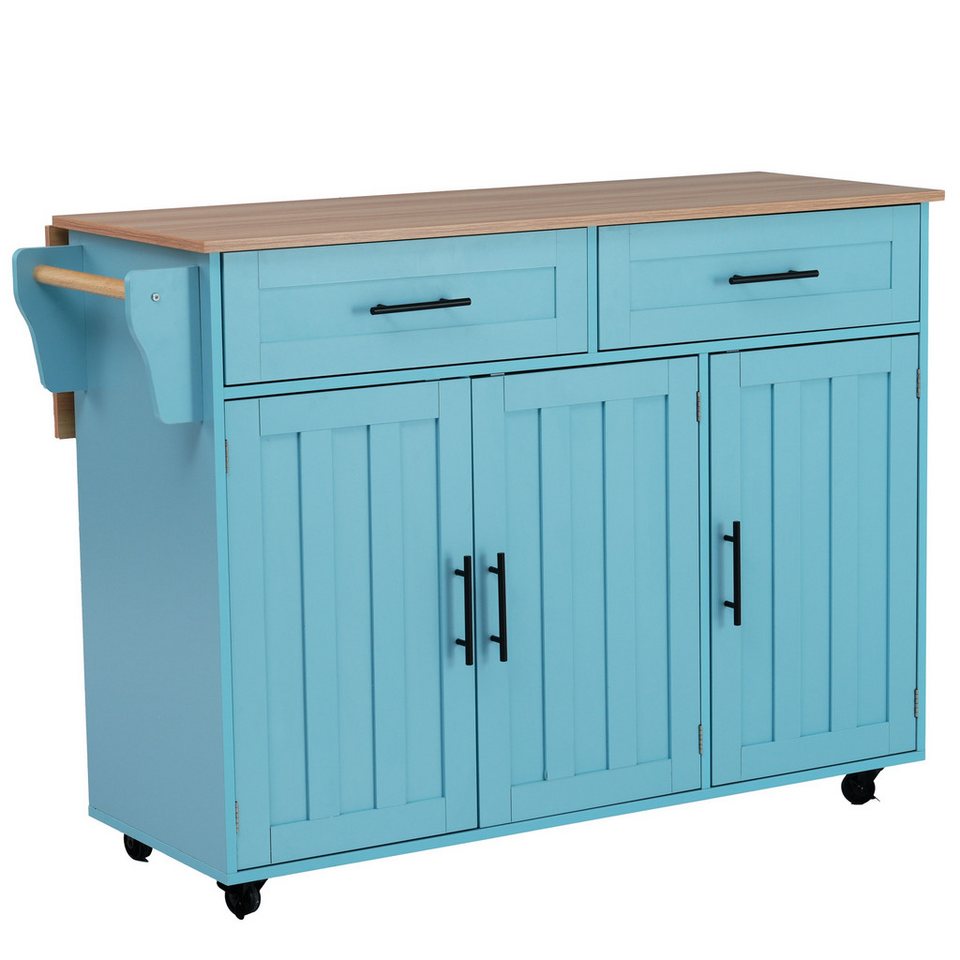 Redom Sideboard Anrichte Küchenschrank Speisewagen 1 St 5 Räder 3