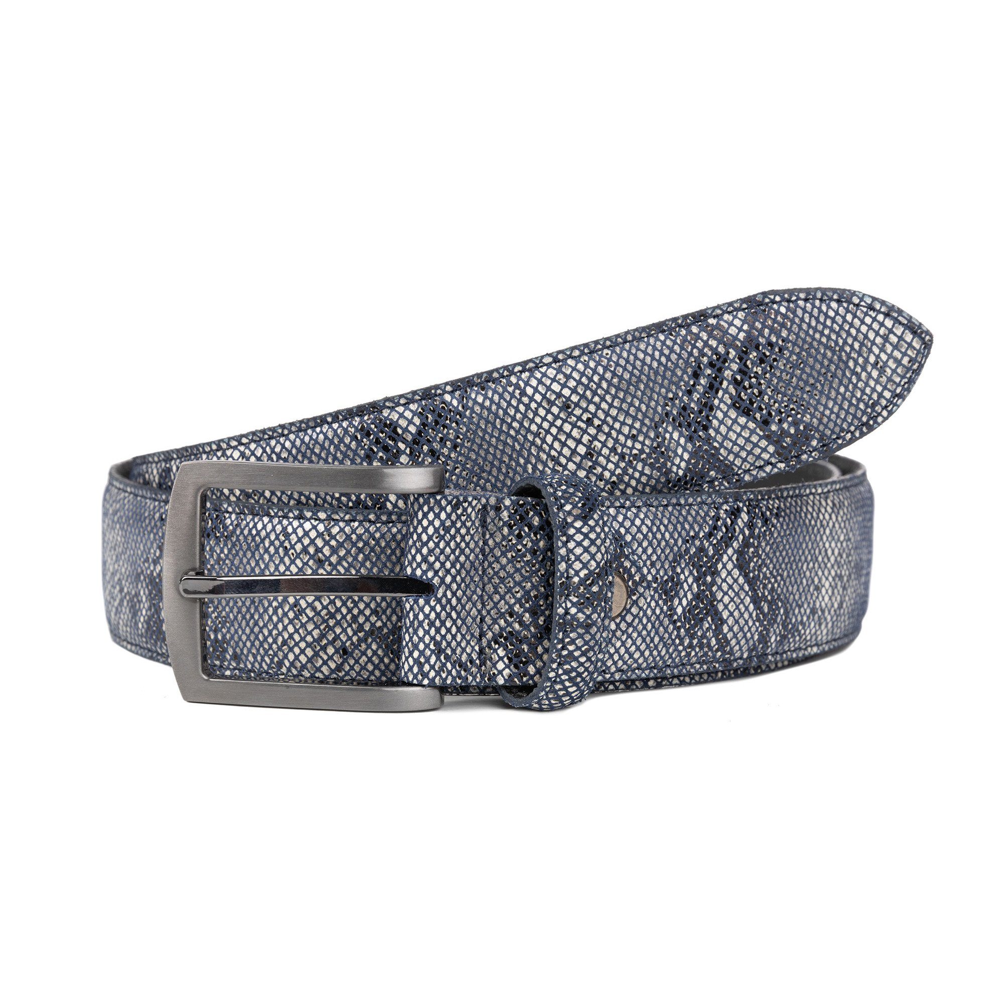 Cassandra Accessoires Ledergürtel "Python" mit exotischer Reptilprägung ...