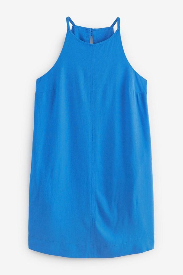 Next Minikleid Hochgeschlossenes Minikleid Aus Leinengemisch 1 Tlg