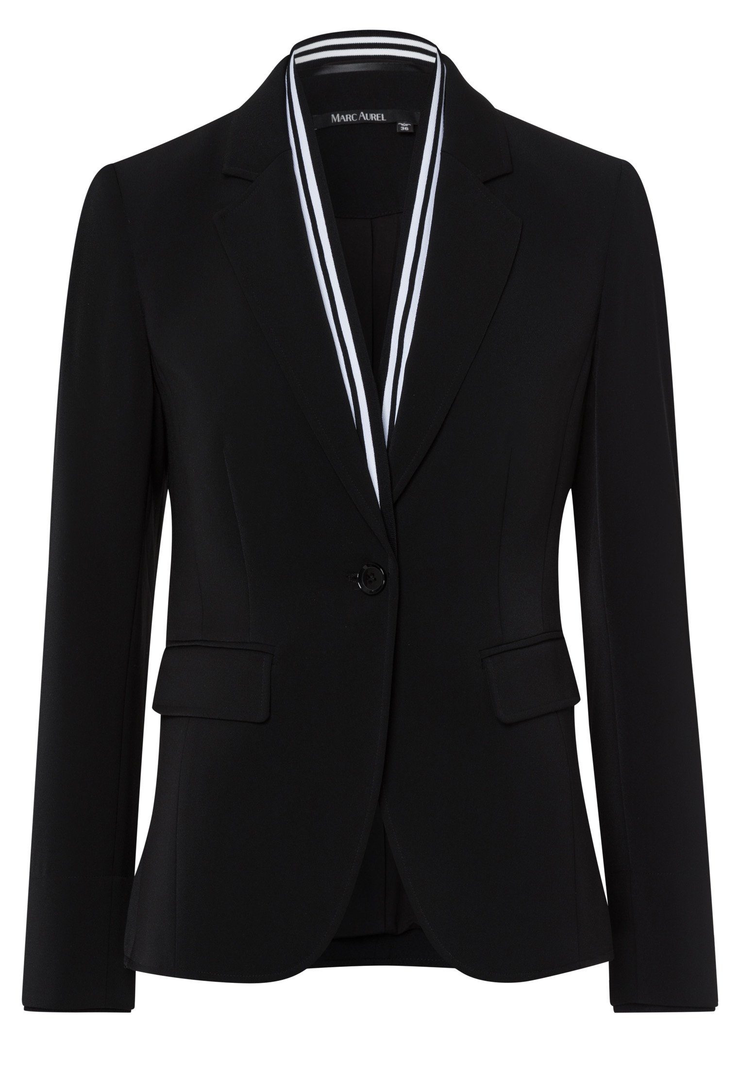 MARC AUREL Jackenblazer Ein-Knopf-Blazer aus Easy-Care Material