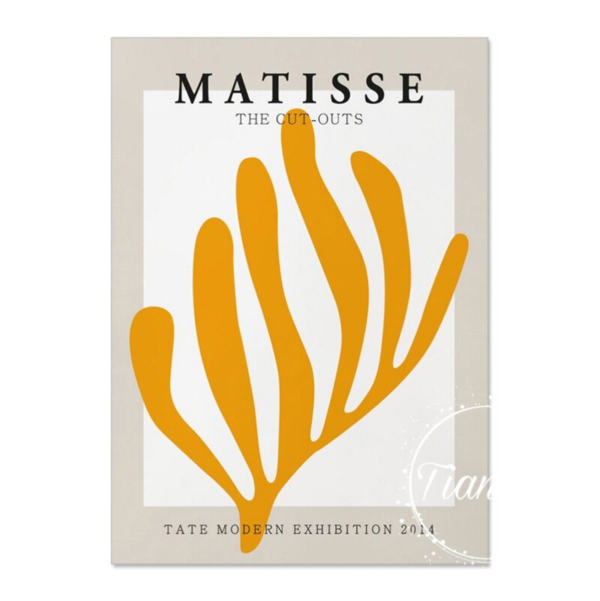 TPFLiving Kunstdruck »OHNE RAHMEN«, Motiv TX2118H, Poster Leinwand - Wandbild / Henri Matisse ...