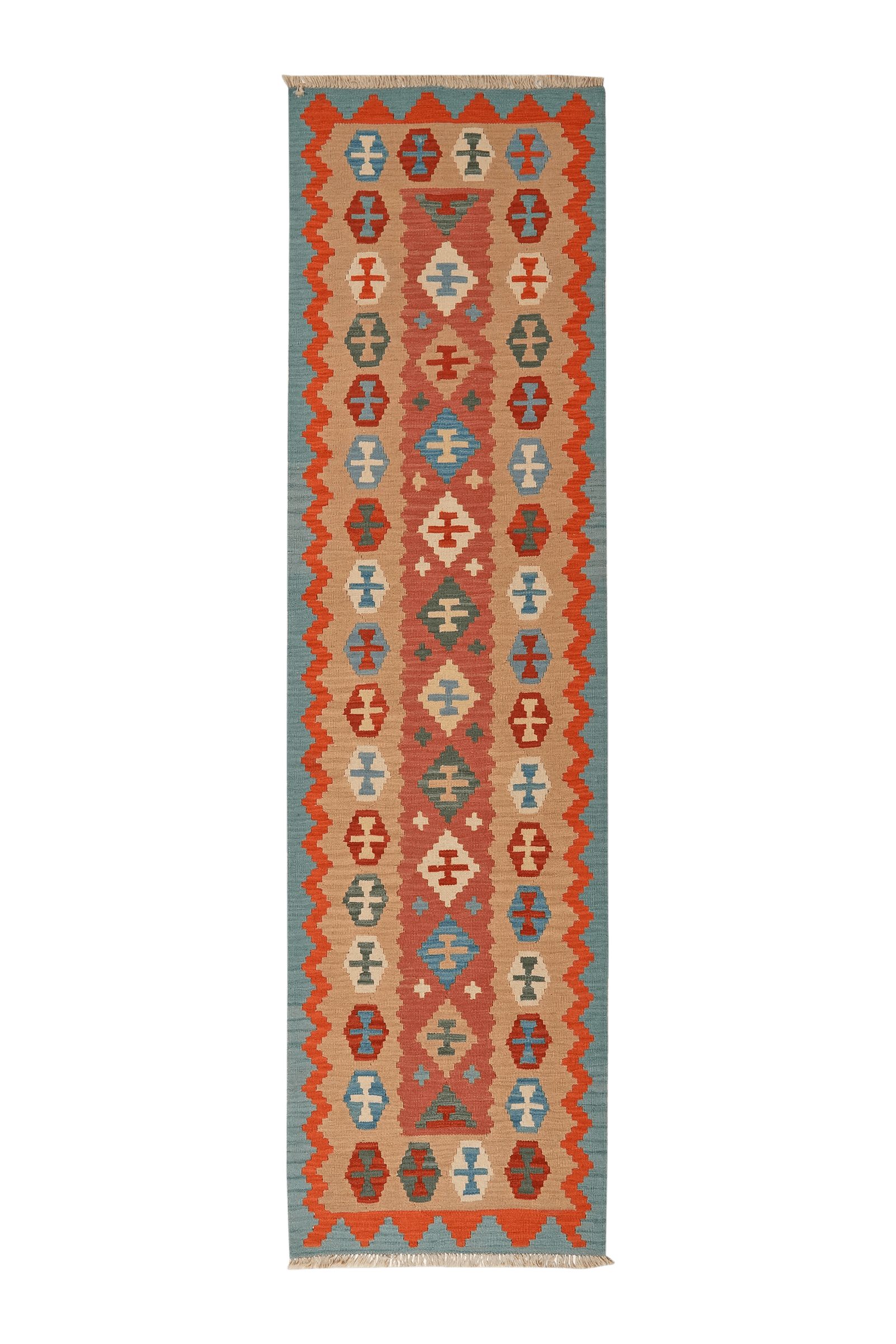 Looma Teppich Kelim Gashgai 193x64cm, rechteckig, Höhe: 5 mm, Kelim ...