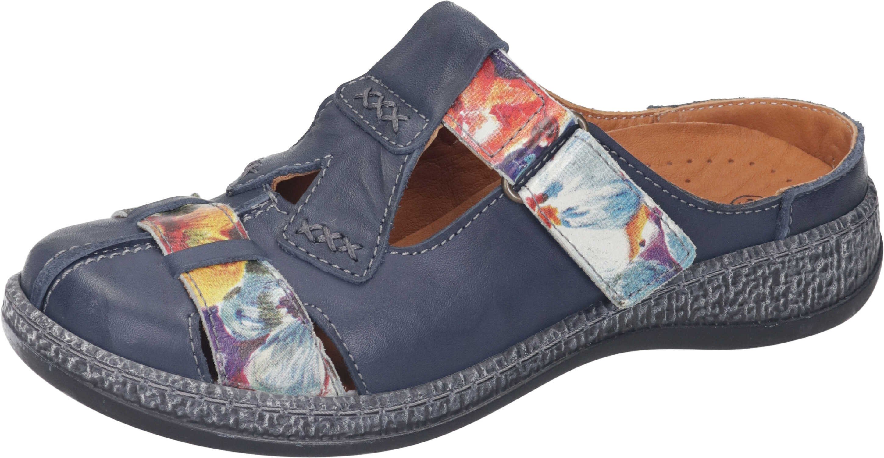 Comfortabel Pantoletten Pantolette Aus Echtem Leder Lederfutter