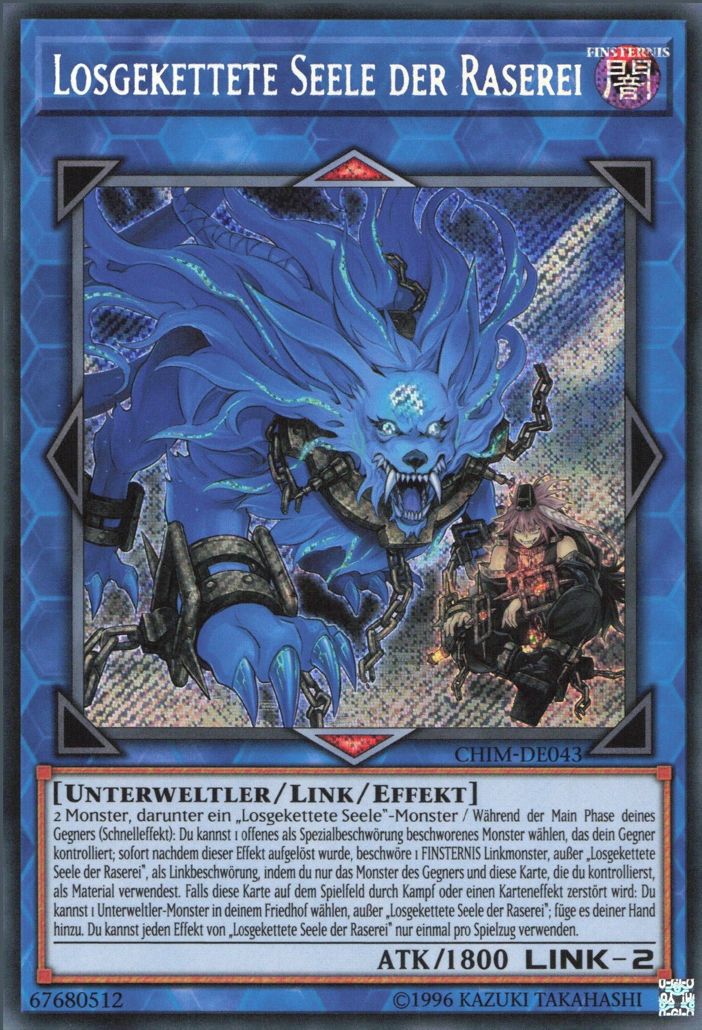 Recollectibles Sammelkarte Yugioh Karte Losgekettete Seele Der Raserei