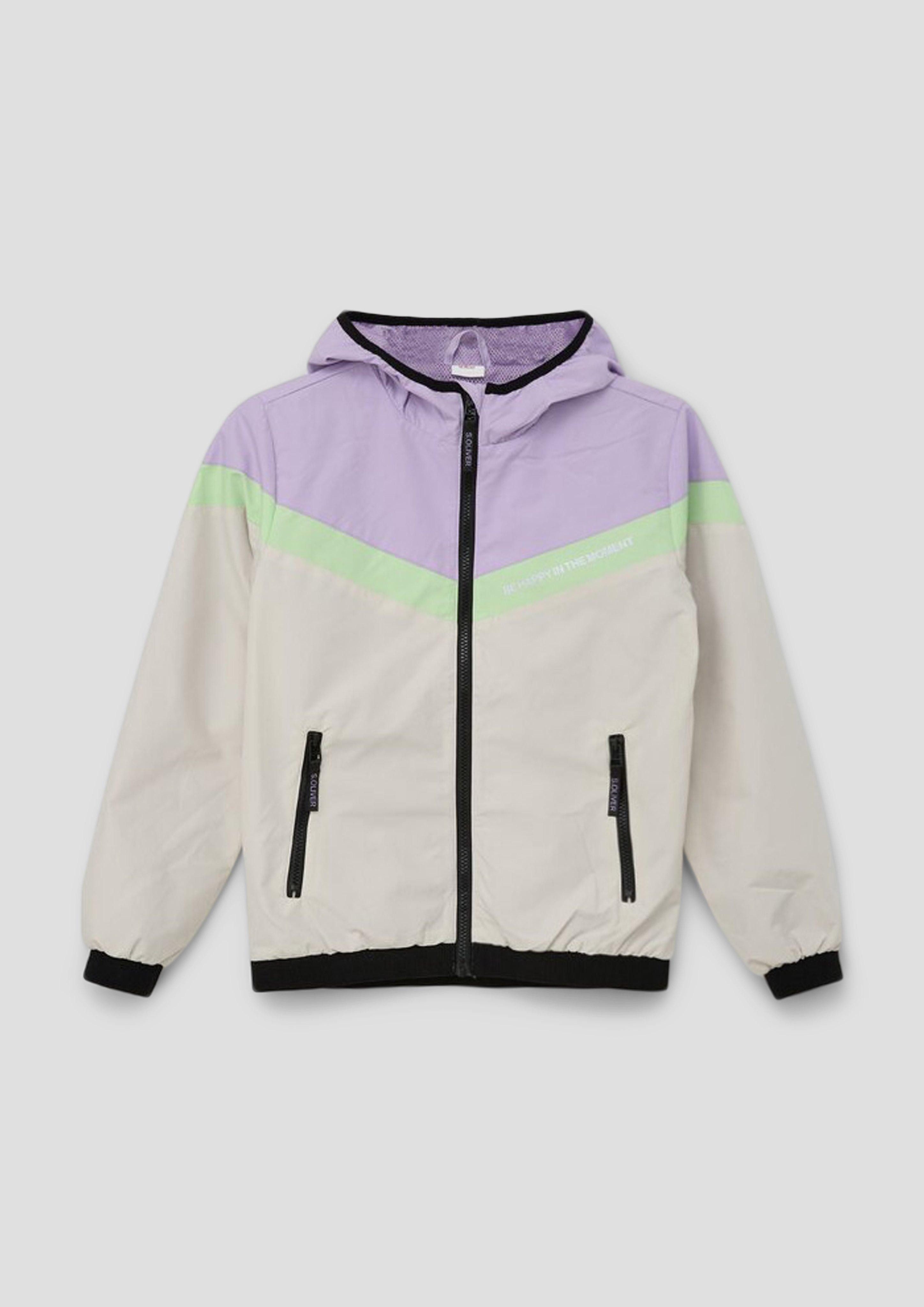 Soliver Funktionsjacke Jacke Mit Kontrast Details Kontrast Details