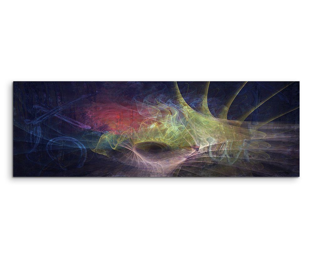 Sinus Art Leinwandbild Abstraktes Panoramabild 1195 150x50cm