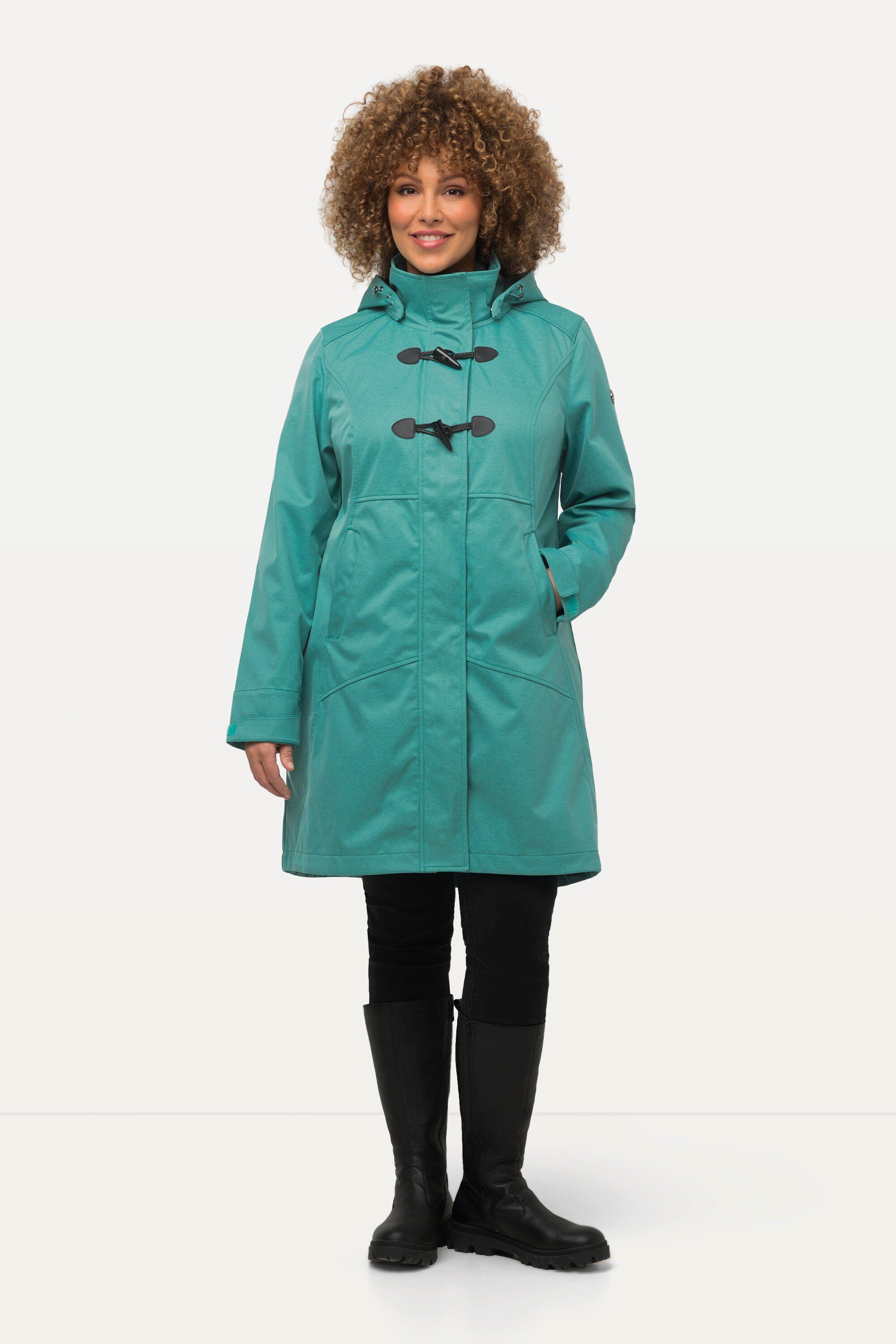 Ulla Popken Softshelljacke Hyprar Softshelljacke Wasserabweisend Stehkragen