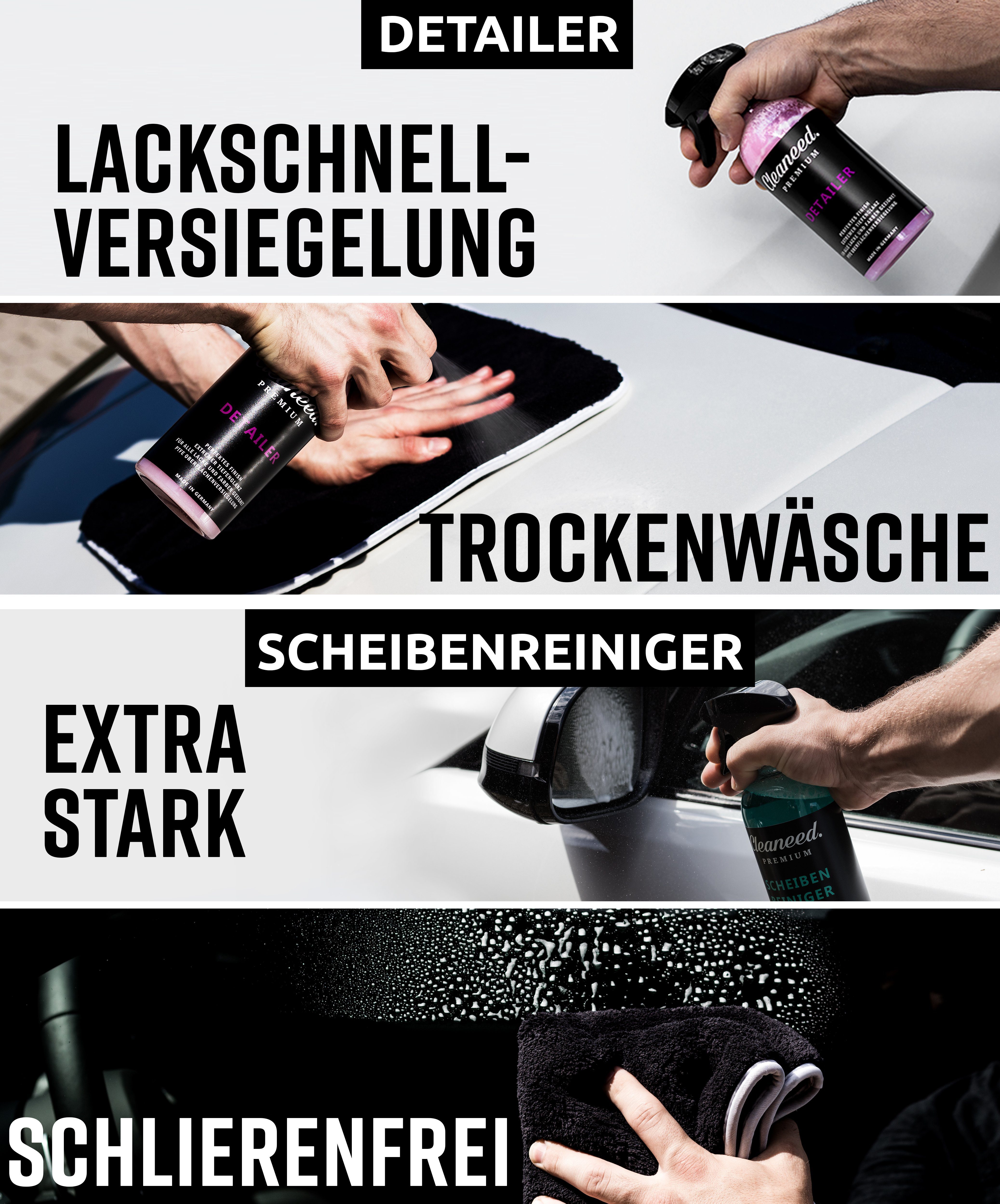 Cleaneed Premium Fortgeschrittener Auto Reinigungsset [14 Teile] Auto ...