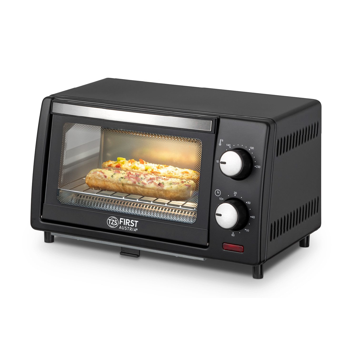 Tzs First Austria Minibackofen 10l Mini Backofen 800w Bis 230 Grad
