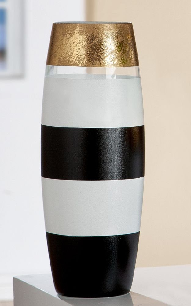 GILDE Dekovase Gilde Glas Ovalvase "Queberus" (BxHxT) x 39 x