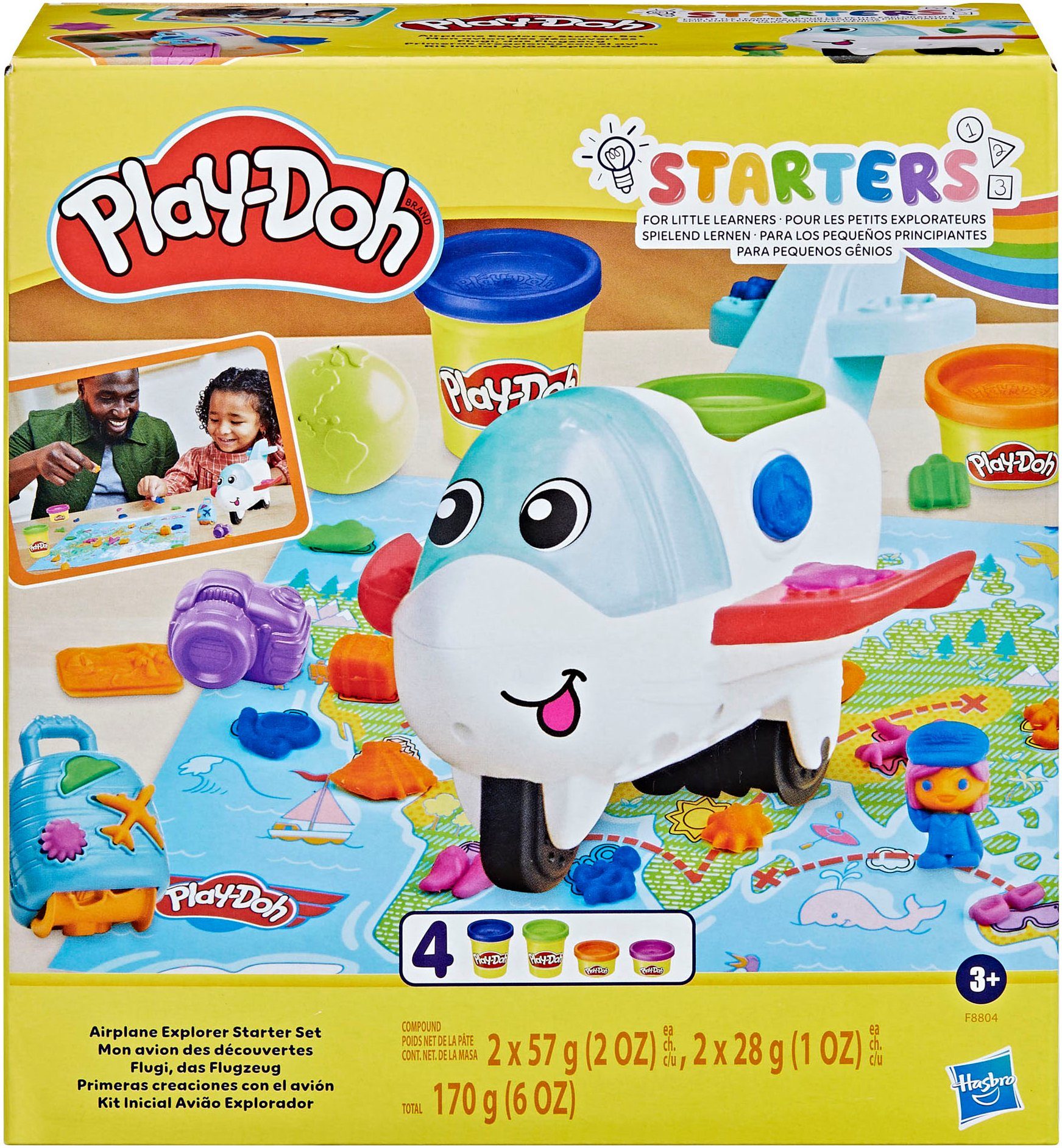 Hasbro Knetform-Set Play-Doh, Flugi, das Flugzeug