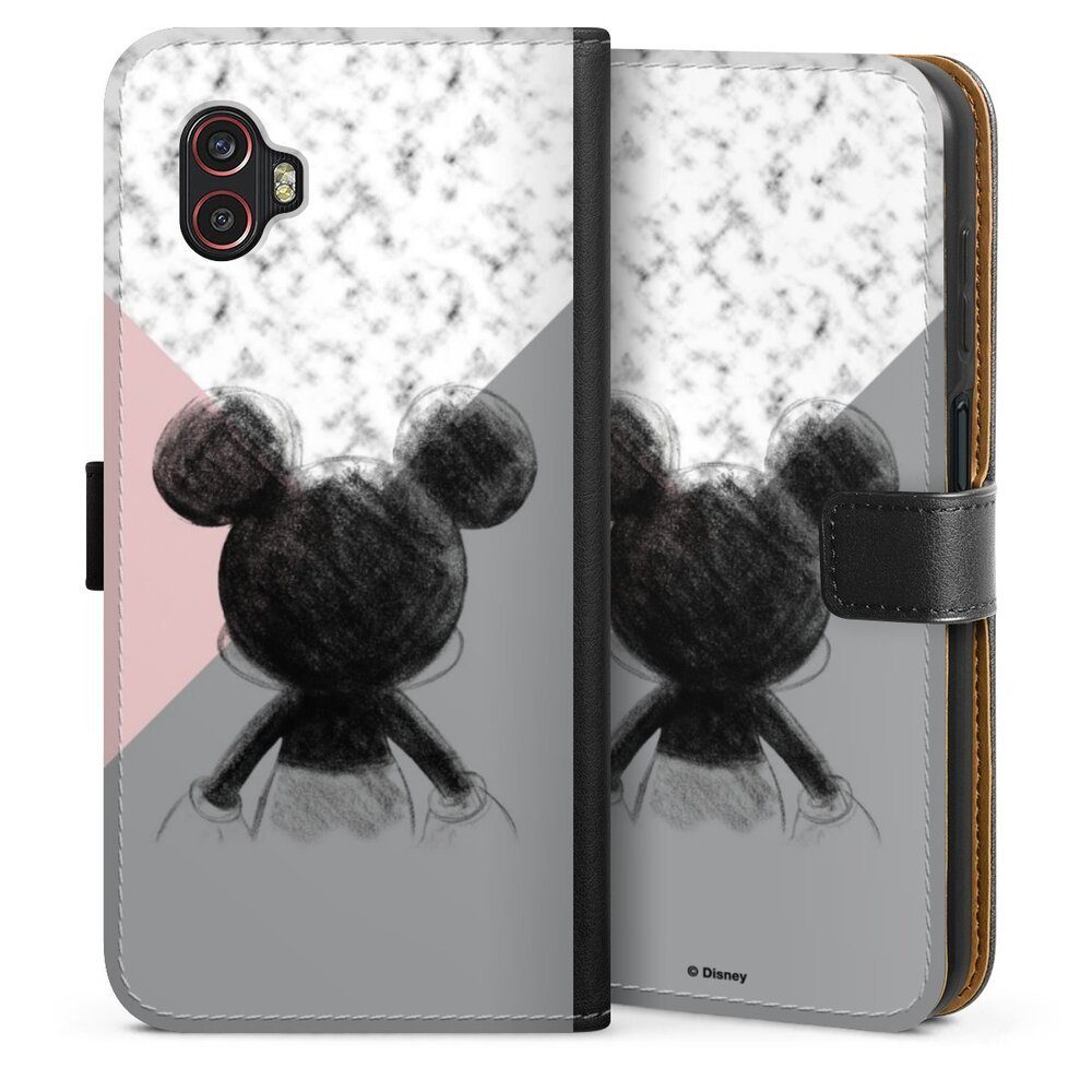 Deindesign Handyhülle Disney Marmor Mickey Mouse Mickey Mouse Scribble