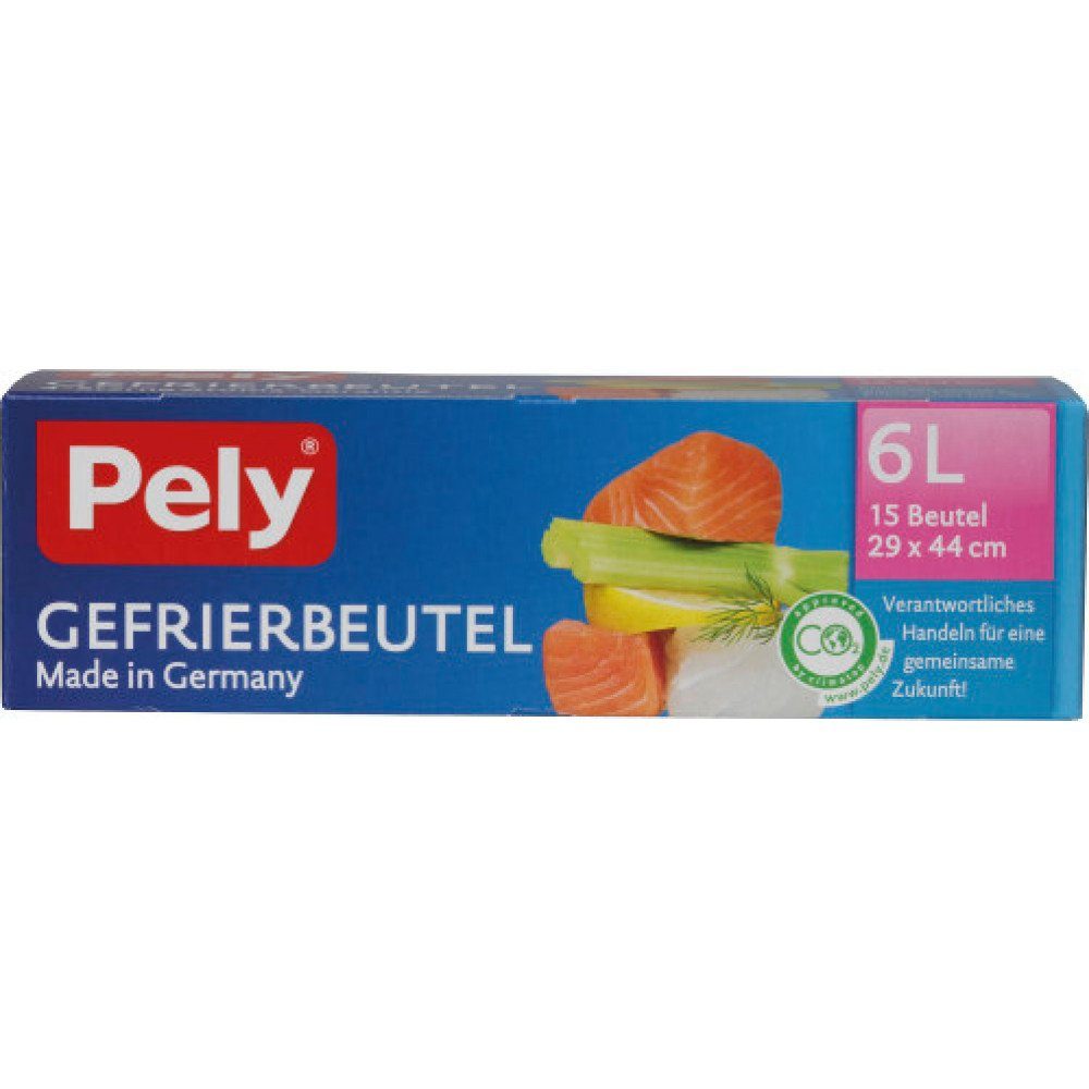 PELY Gefrierbeutel Pely Gefrierbeutel 6L 15 Stück