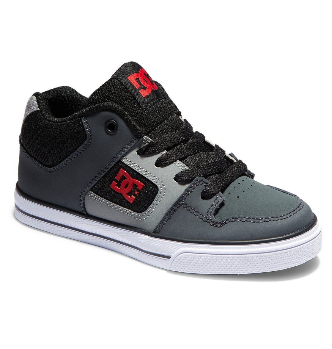 DC Shoes Pure Mid Sneaker, Obermaterial: Leder-, Nubukleder- oder...
