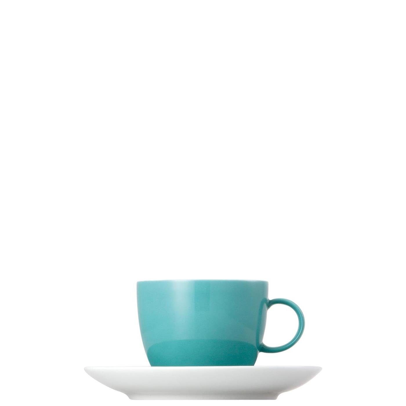 Thomas Porzellan Tasse Kaffeetasse 2 Tlg Sunny Day Turquoise