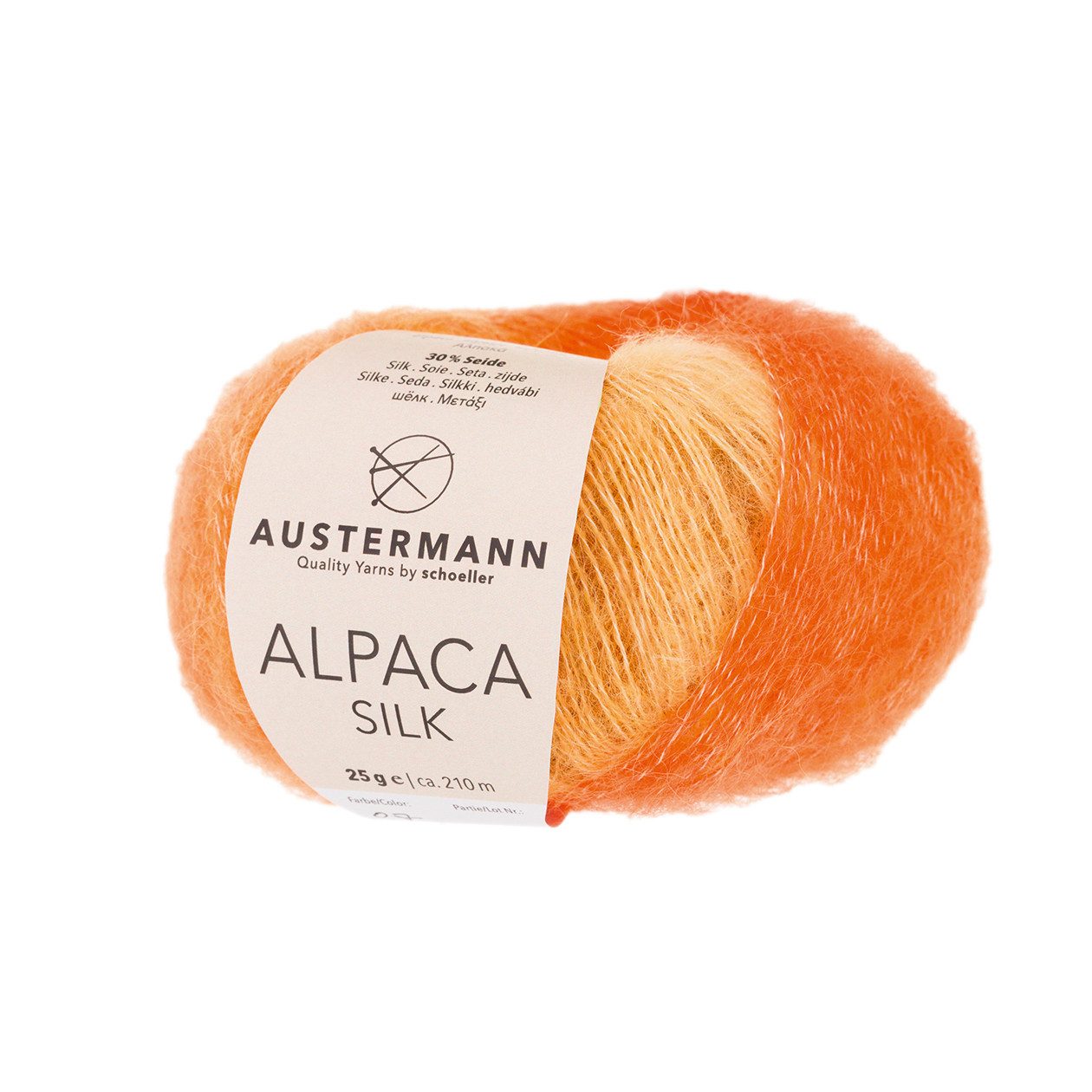 Austermann Wolle Austermann Alpaca Silk Häkelwolle, 210,00 m, edel ...