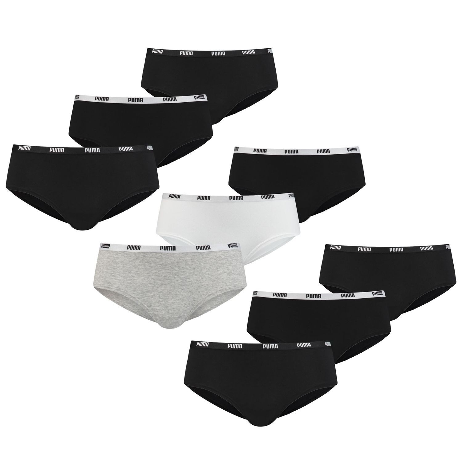 PUMA BODYWEAR Panty Comfort Cotton Stretch (3-St., Sparpack) mit PUMA ...