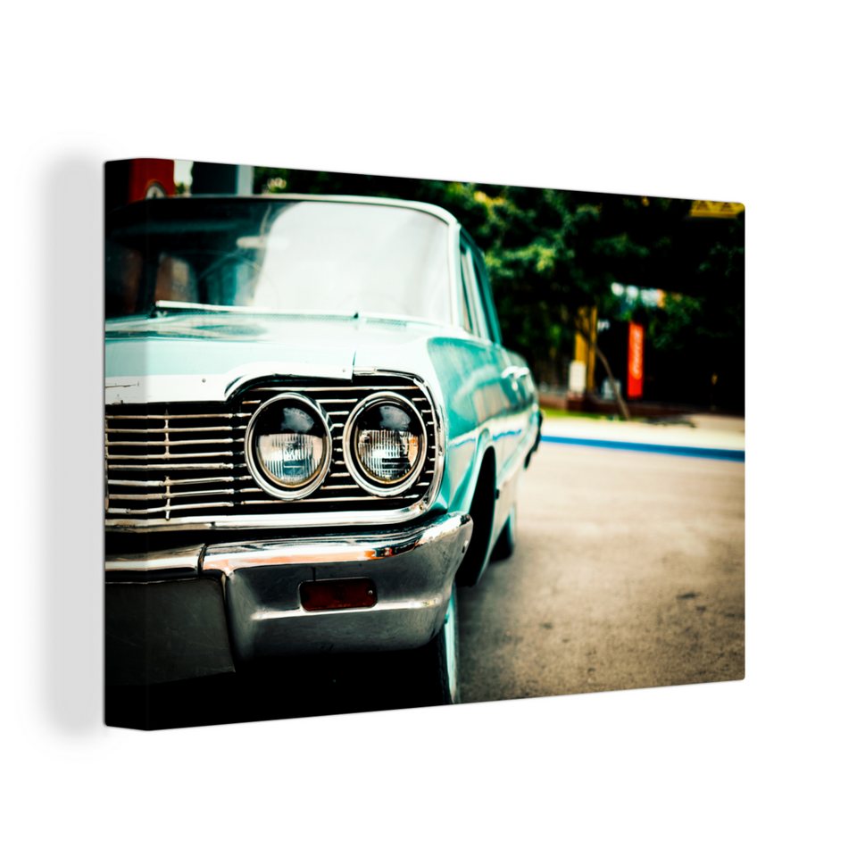 Onemillioncanvasses® Leinwandbild Autos Retro Indien 1 St
