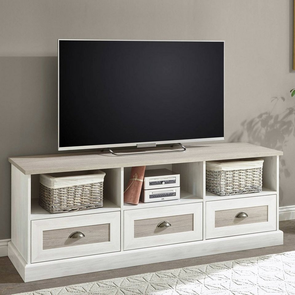 Lomadox Lowboard Canberra 61 Landhaus Im Mediterranen Design In