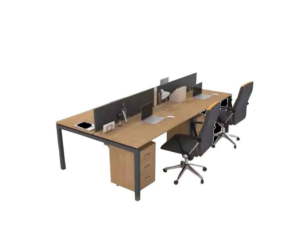 Jvmoebel Schreibtisch Großer Schreibtisch Büroeinrichtung Team Tisch 4