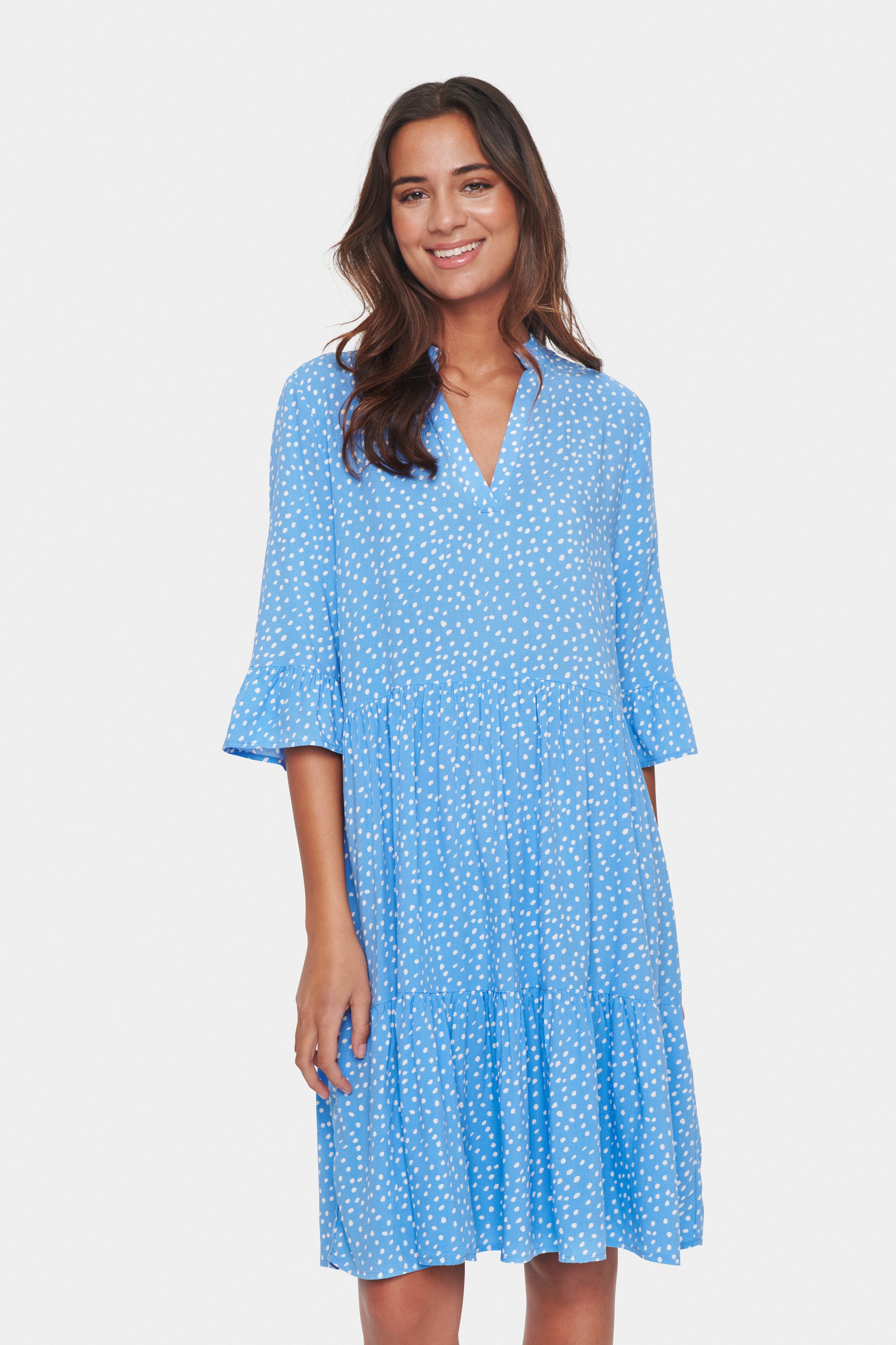 Saint Tropez Blusenkleid EdaSZ Dress Sommerkleid, Tunikakleid mit ...