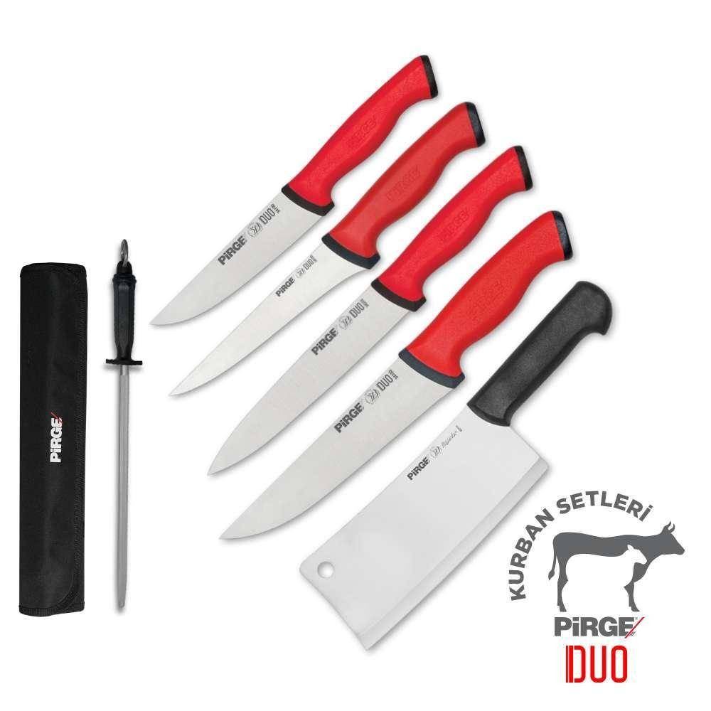 Gastronics Fleischmesser Qualitäts-Küchenmesser Profi Metzger Set 6-teilig