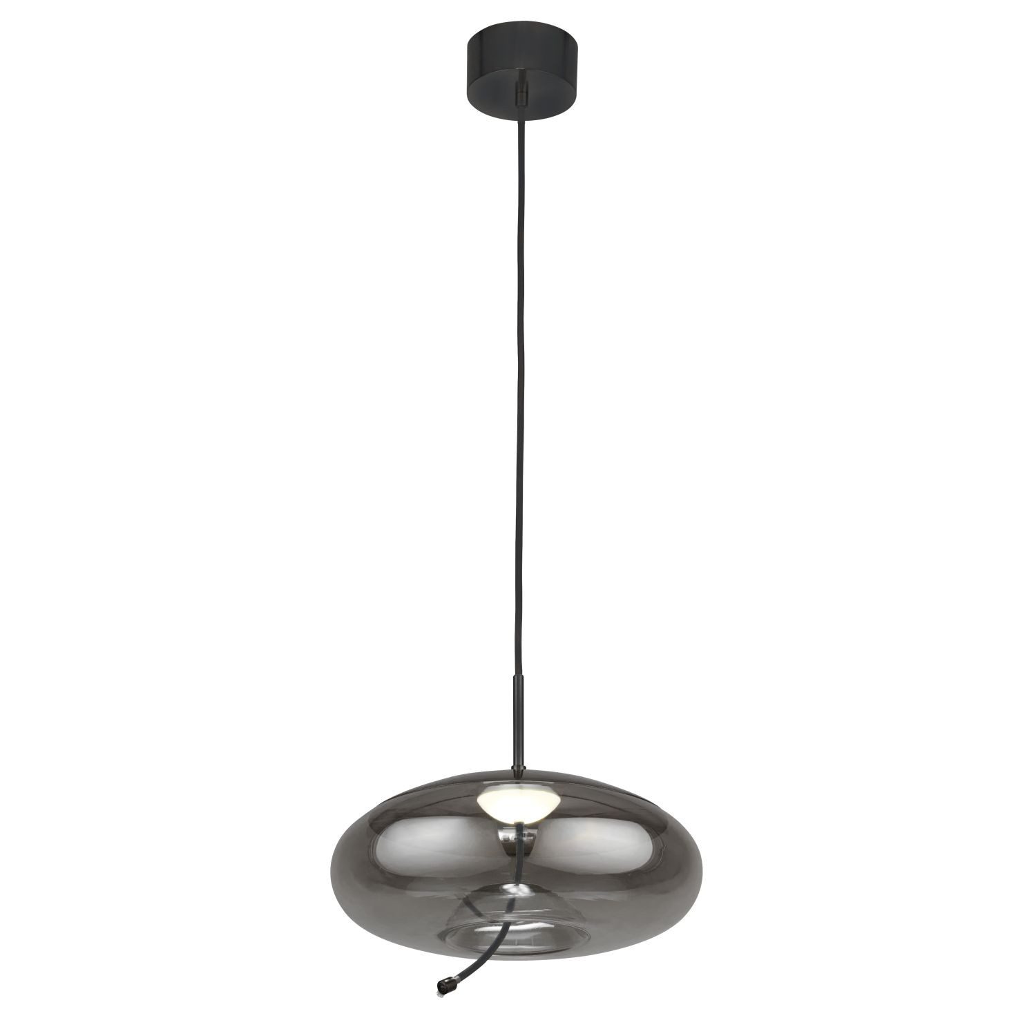 Licht Erlebnisse Pendelleuchte Wright Led Warmweiß Led Schwarz