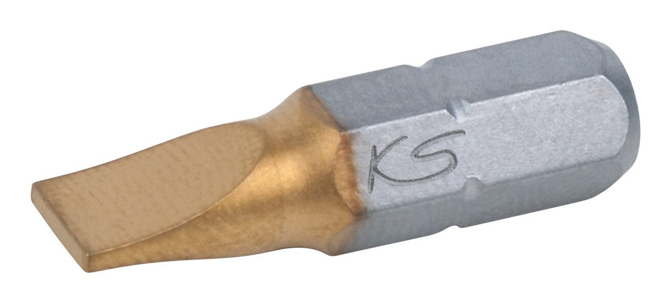 KS Tools Bit-Set 1/4" TiN Bit Schlitz 911.2632, 911.2632