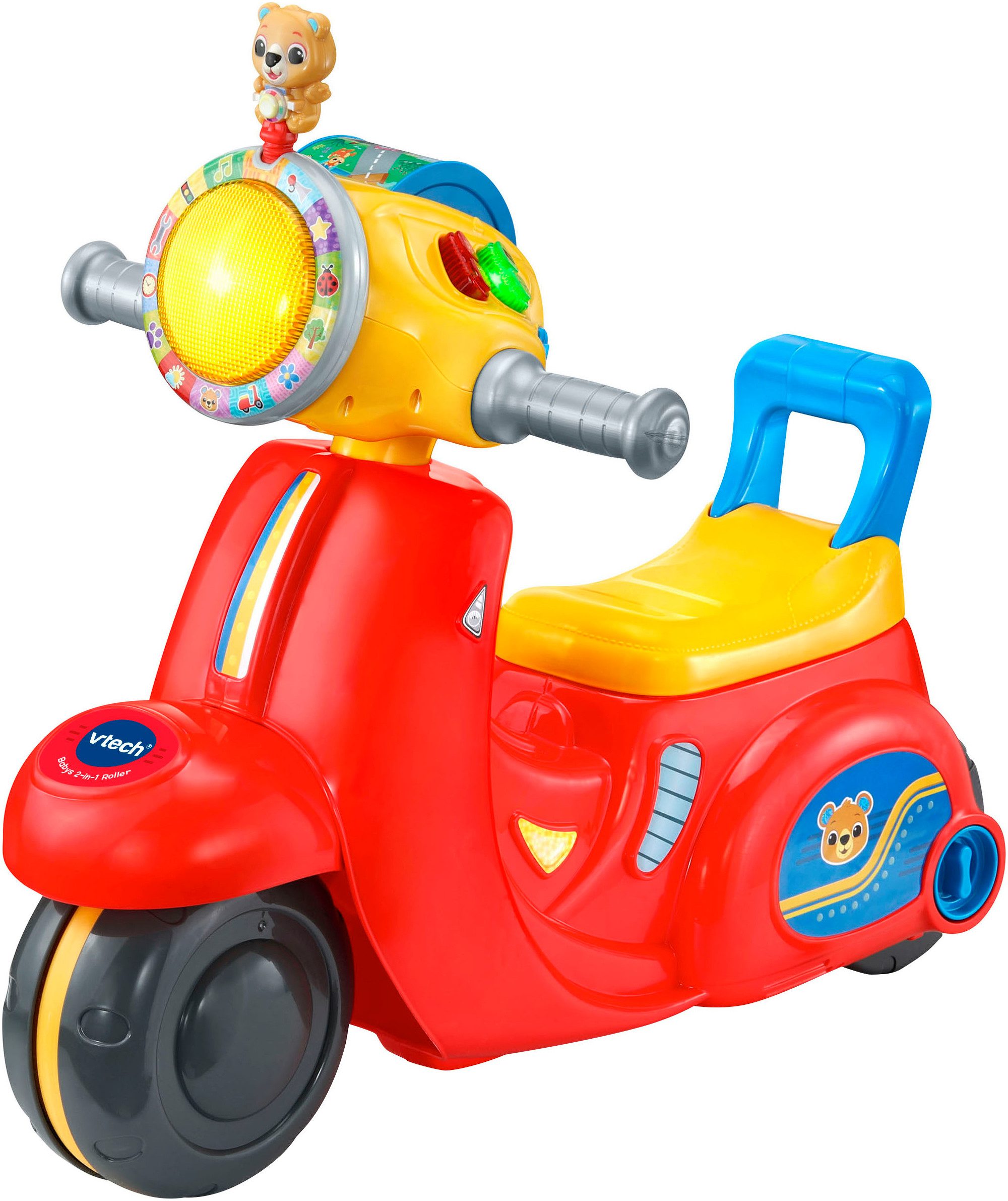 Vtech® Rutscher Babys 2-in-1 Roller, mit Licht- und Soundeffekt, Rutschauto
