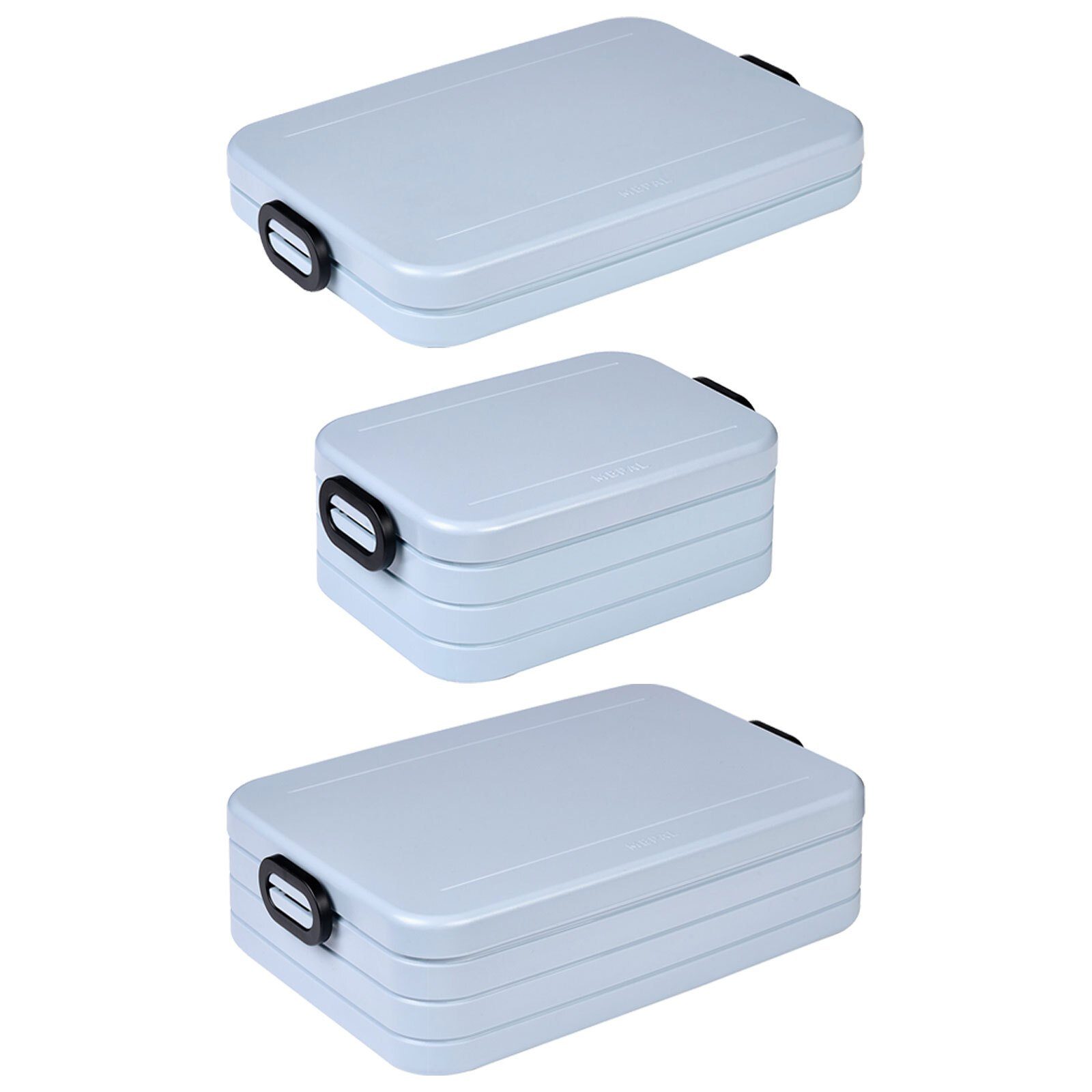 Mepal Lunchbox Take A Break Lunchboxen Large Midi Flat 3er Set