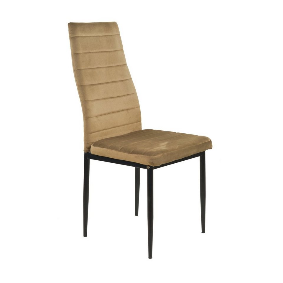 Hti Living Esszimmerstuhl Stuhl Memphis Velvet Braun Stück 1 St