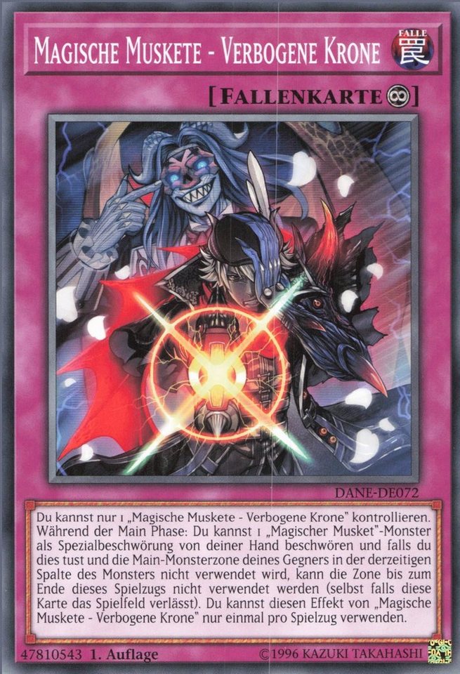 Recollectibles Sammelkarte Yugioh Karte Magische Muskete Verbogene