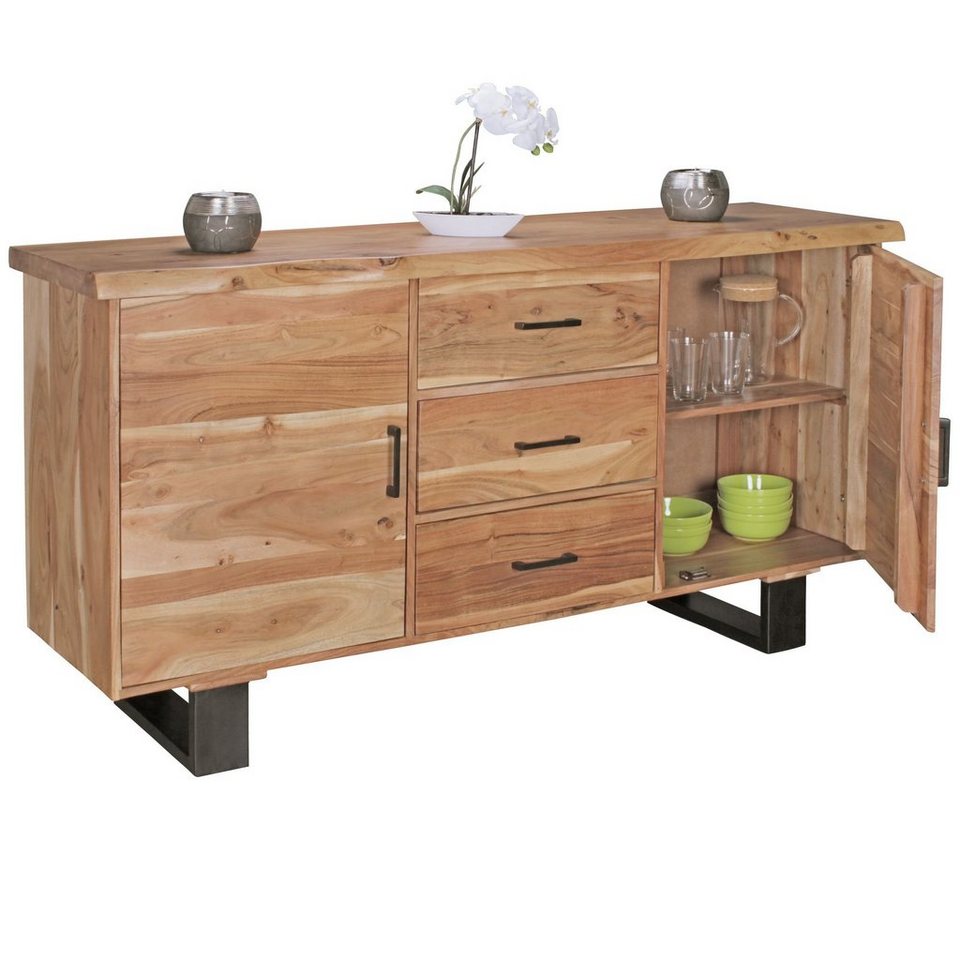 Finebuy Sideboard Fb45890 Design Sideboard Mit Ausdrucksstarkem