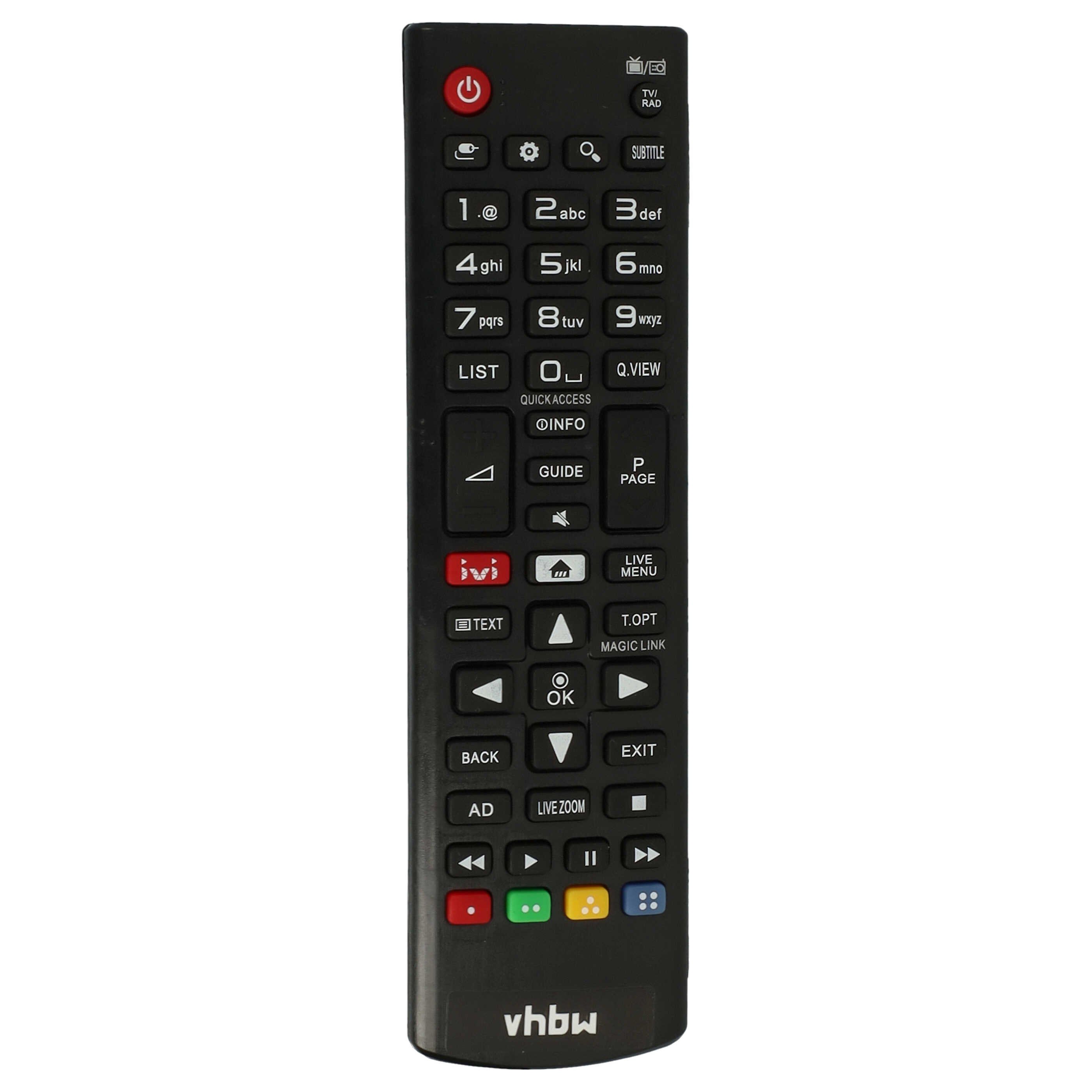 vhbw passend für LG 43UJ630V, 65UJ634V, 49UJ651V, 28MT49S-PZ, 43LJ594V ...