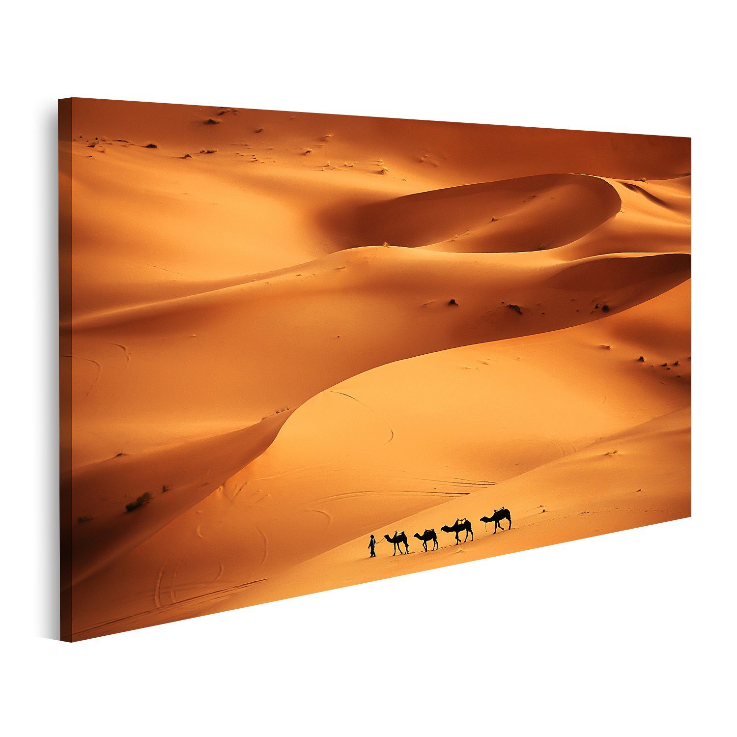 islandburner Leinwandbild Bild auf Leinwand Wüste Sahara Wandbild Poster Kunstdruck Bilder