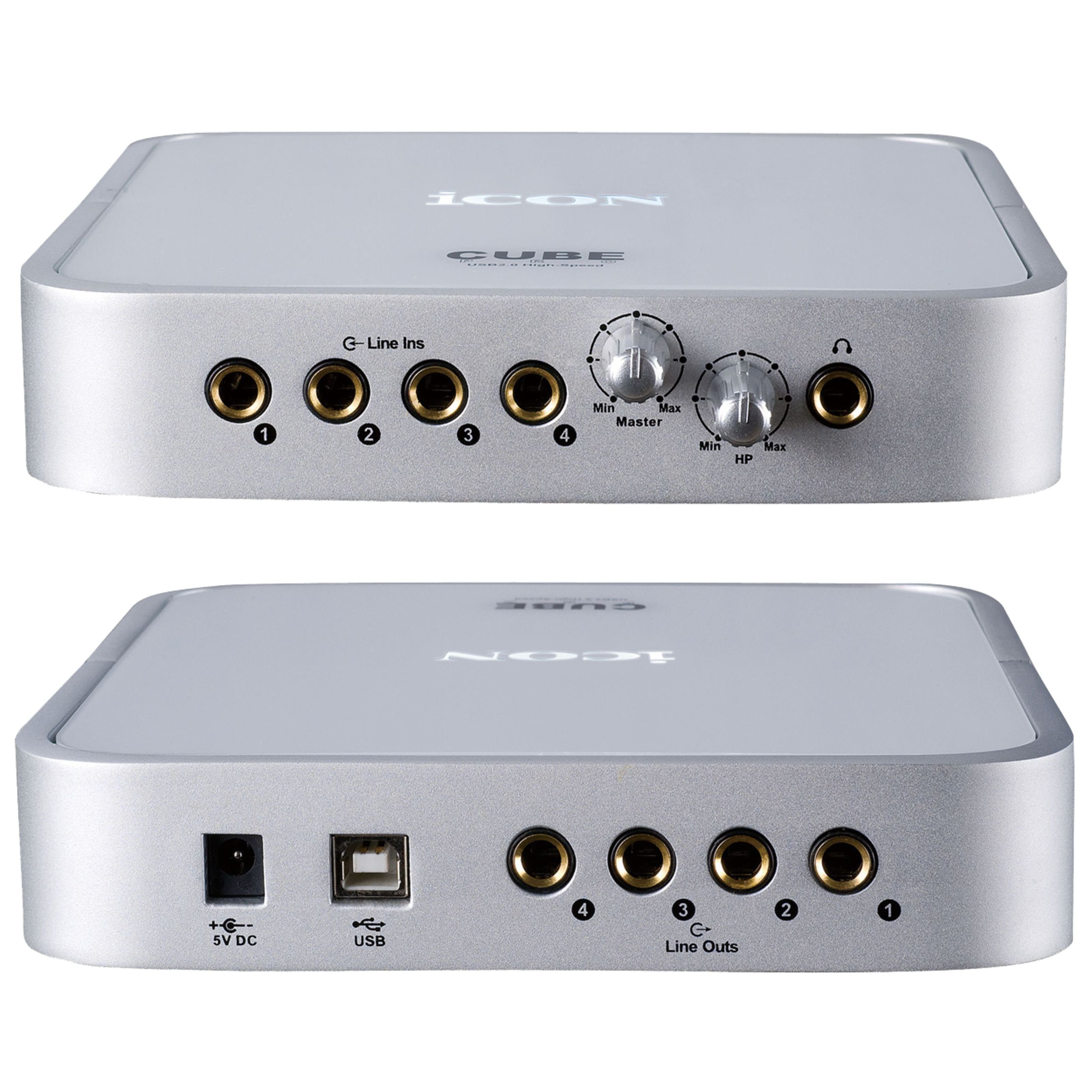 iCON Pro Audio Digitales Aufnahmegerät (Cube Pro 4-In/4-Out USB ...