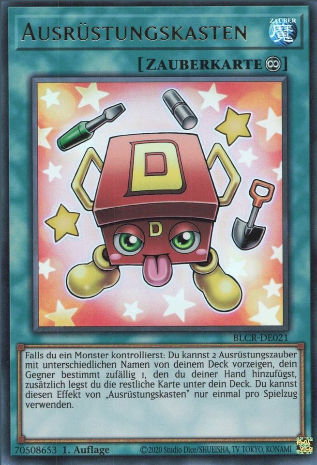 Recollectibles Sammelkarte Yugioh Karte Ausrüstungskasten Deutsch Yu