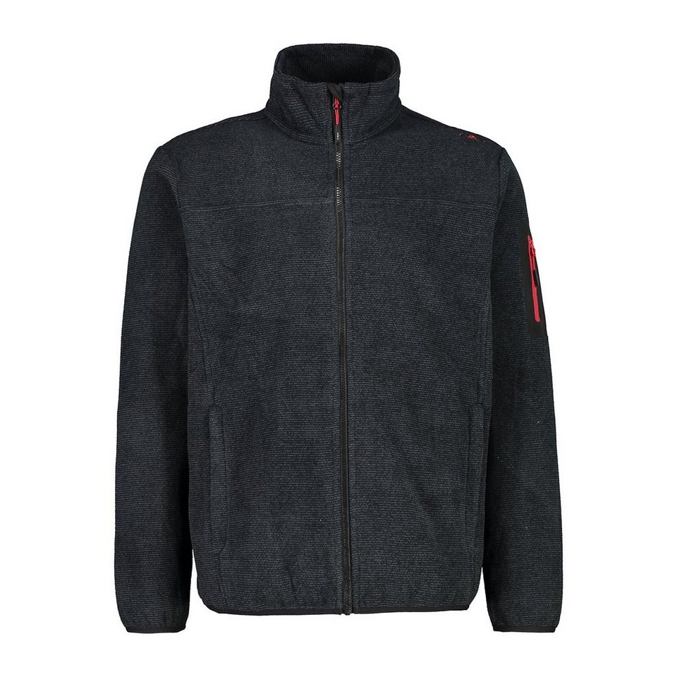 Cmp Strickjacke Cmp Herren Fleece Jacquard Knit Tech Mit Rautenmus