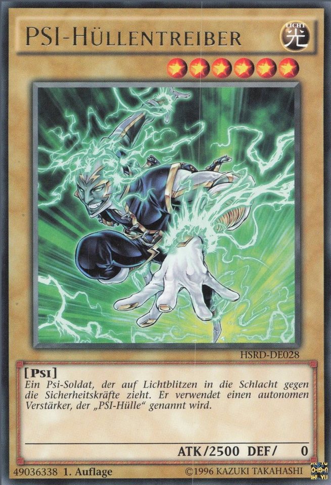 Recollectibles Sammelkarte Yugioh Karte Psi Hüllentreiber Deutsch Yu