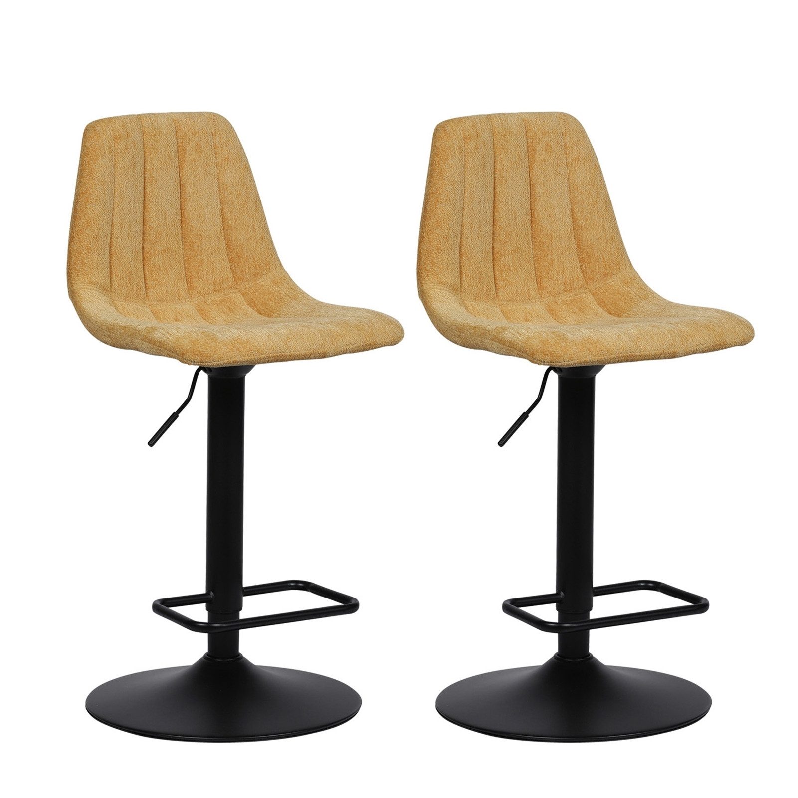 Hti Living Barhocker Barstuhl Kessie 2er Set Gelb Set 2 St 2
