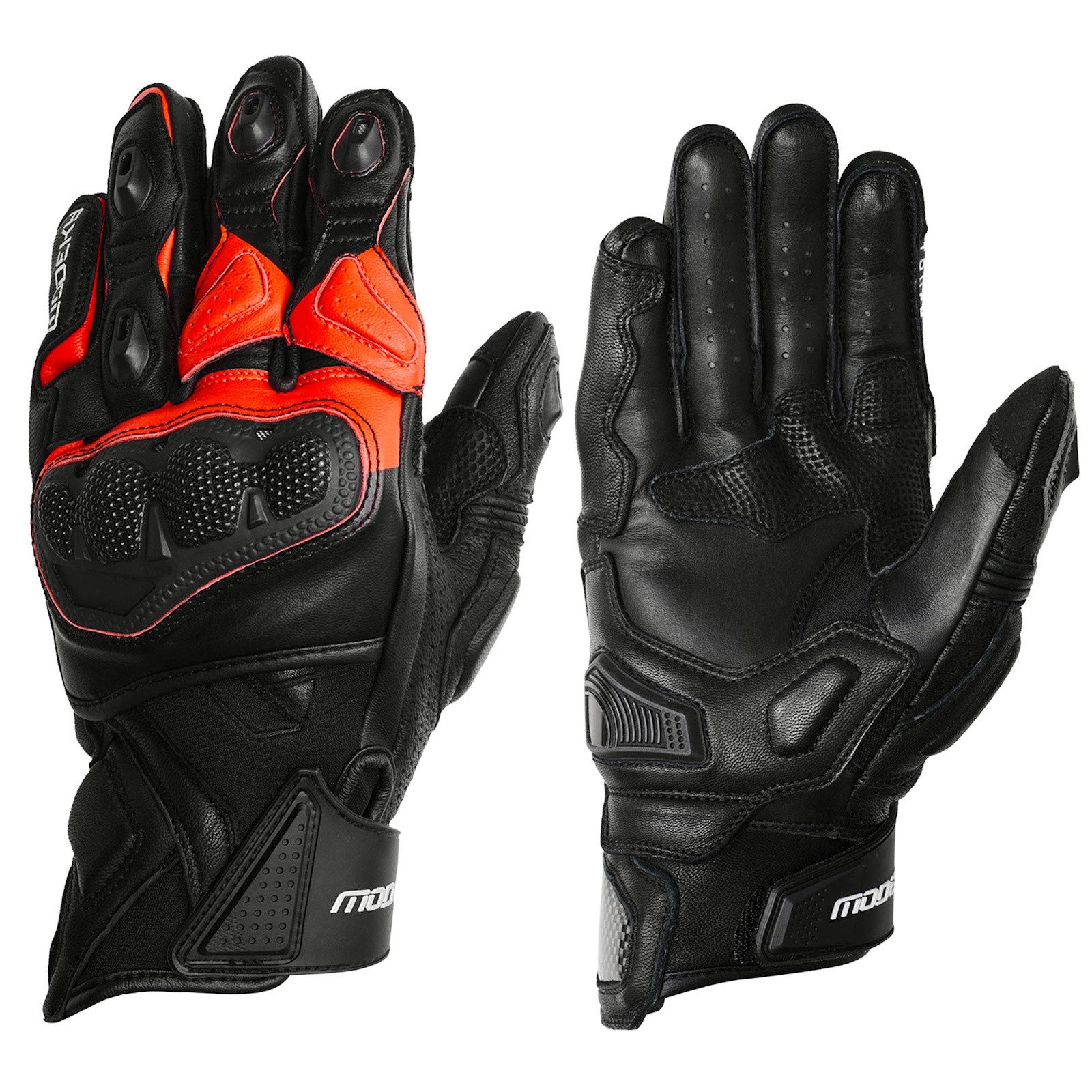 Modeka Motorradhandschuhe Modeka Evox Short Motorradhandschuhe Schwarz ...